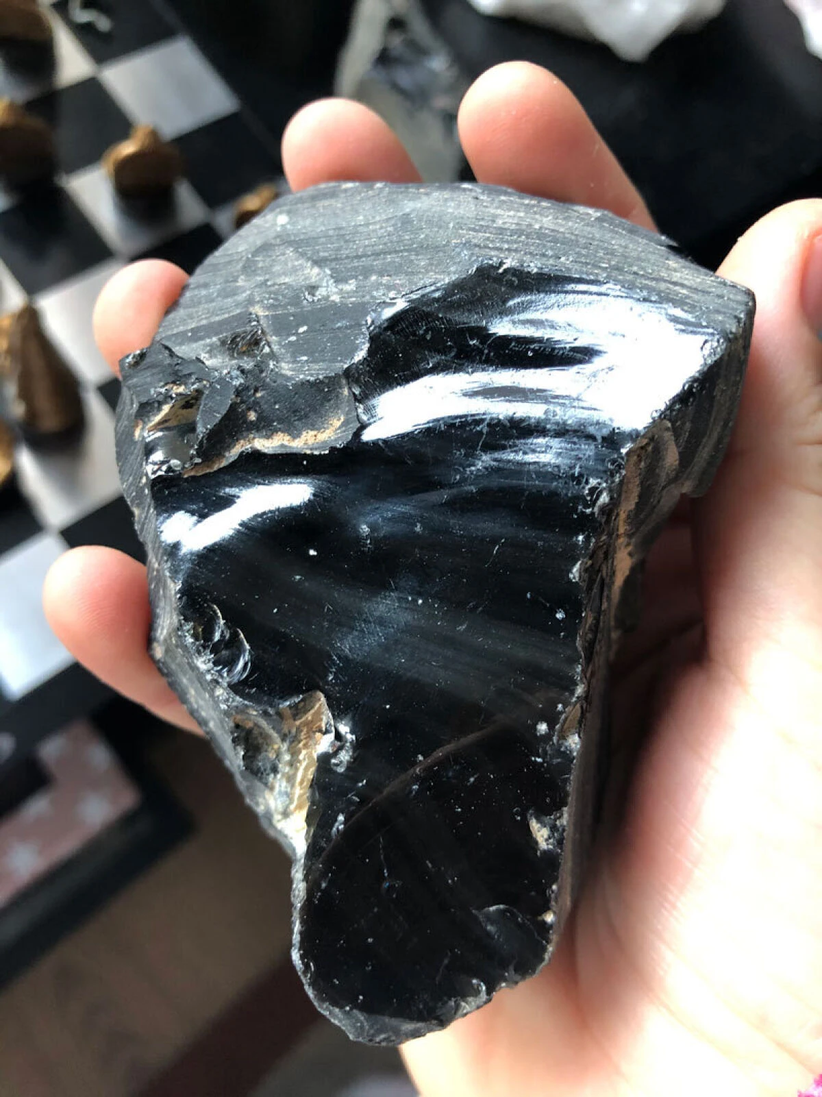 Significado de «obsidiana»