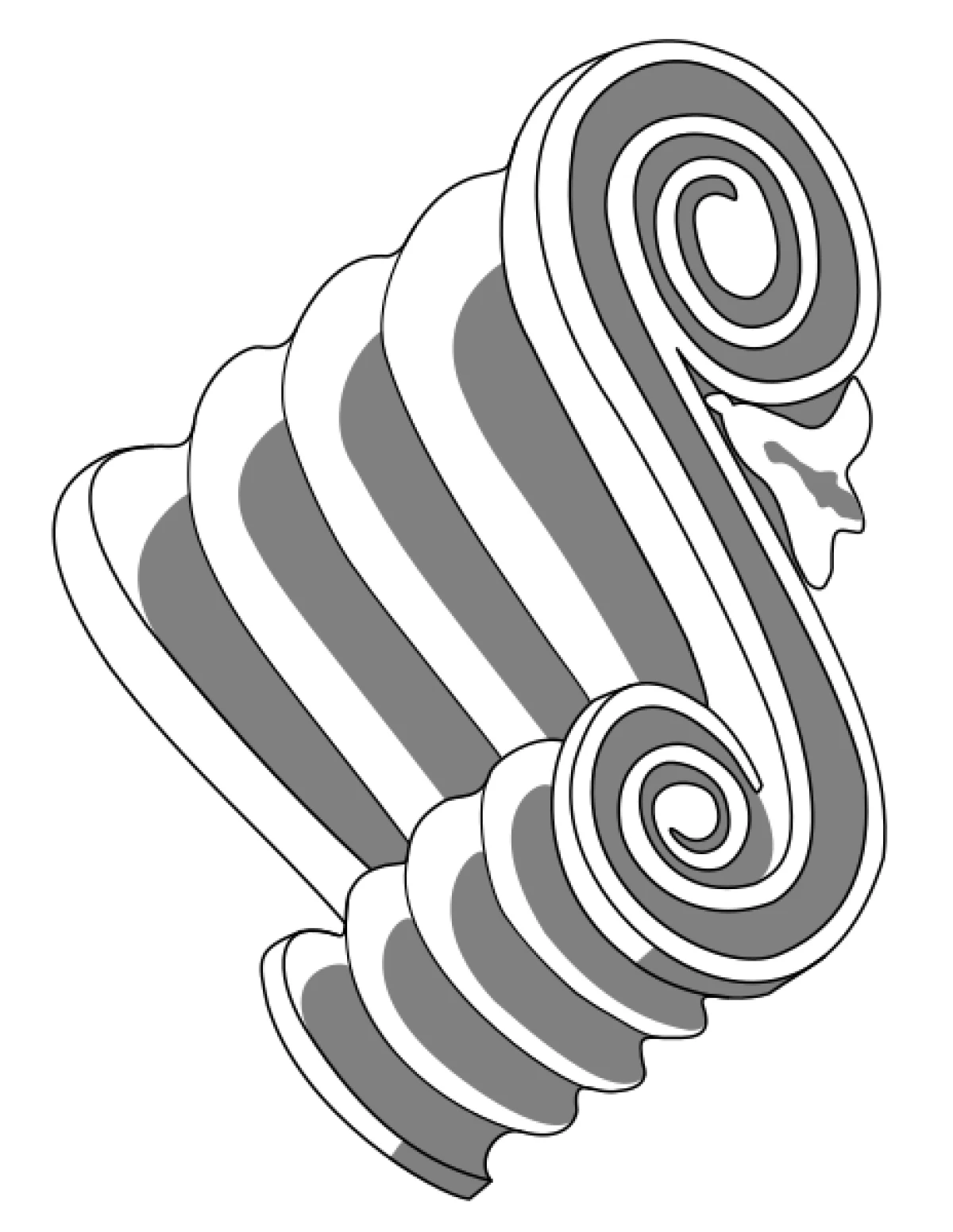 Significado de «voluta»