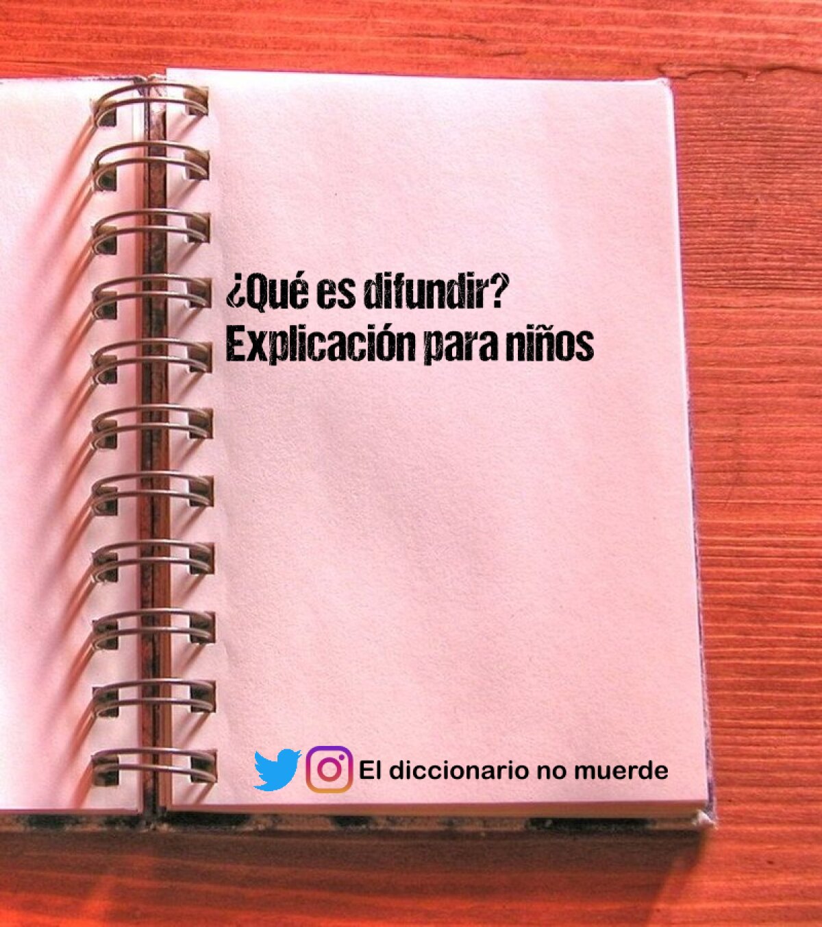 ¿Qué es difundir? Explicación para niños