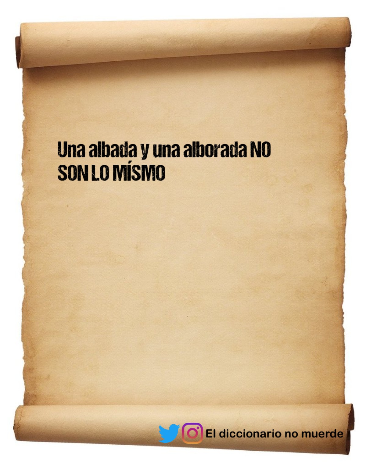 Una albada y una alborada NO SON LO MÍSMO | Definiciones-de.com