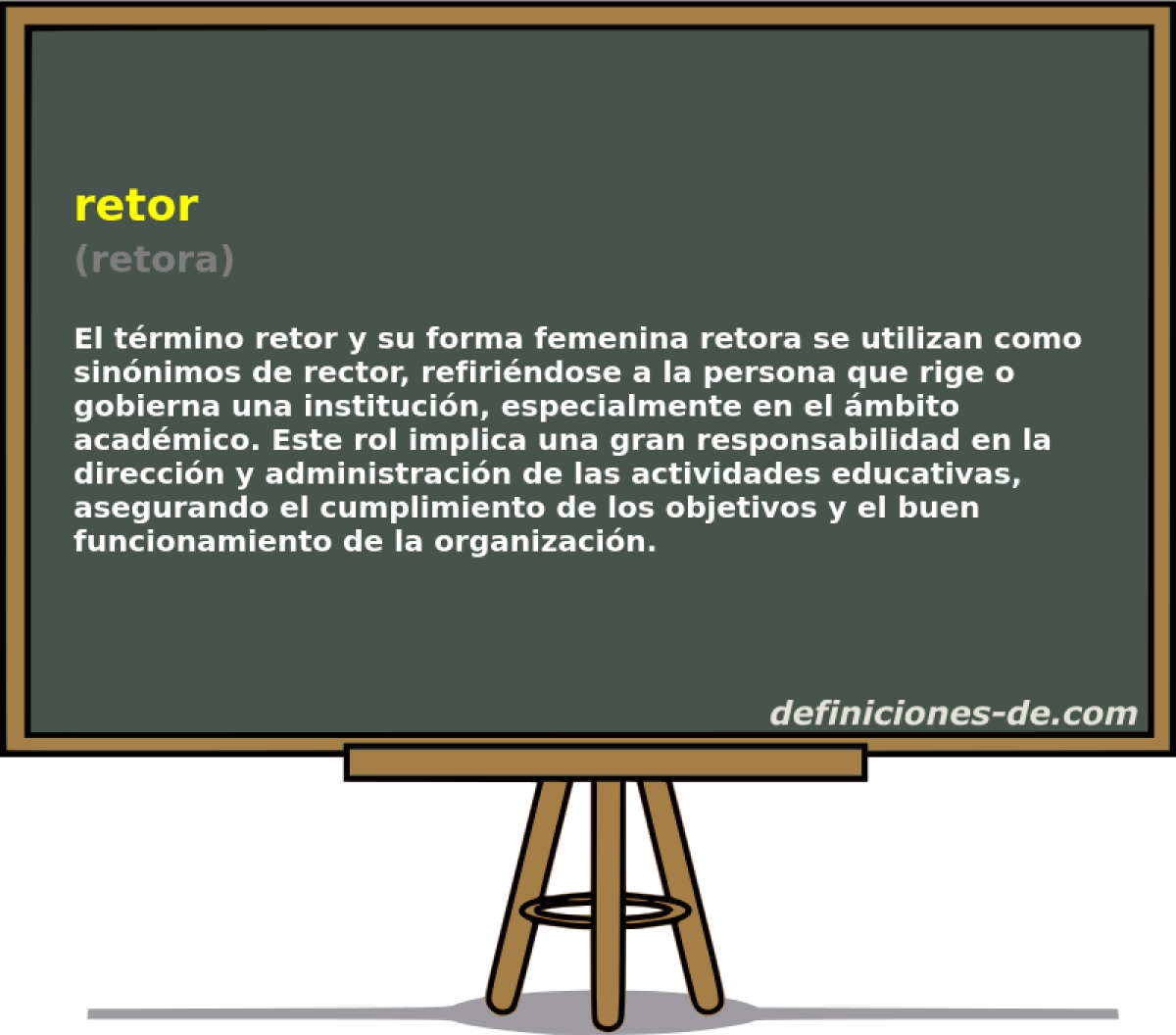 Retor (retora) | Significado de retor