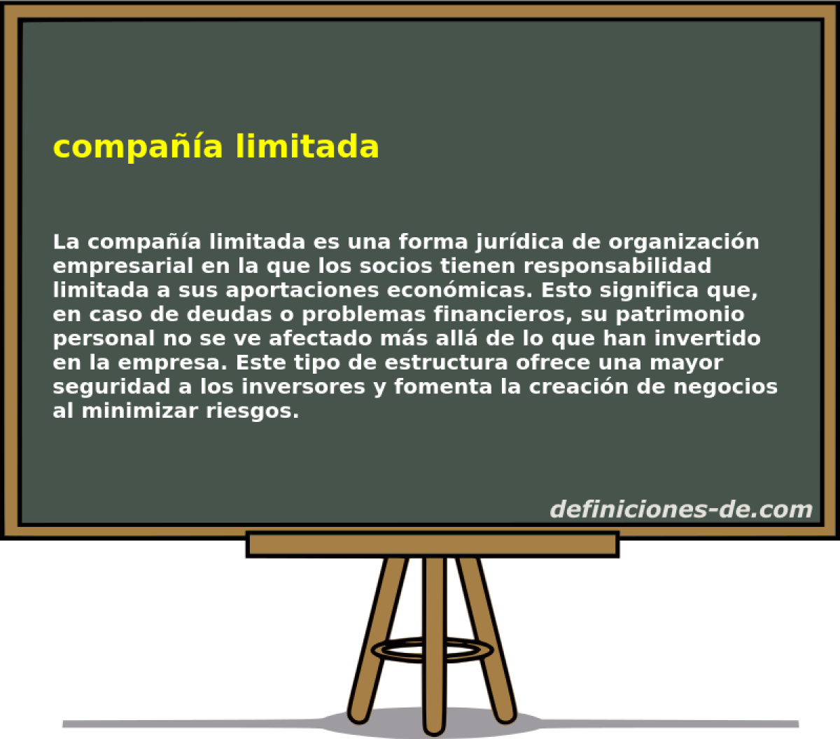 Significado de «compañía limitada»