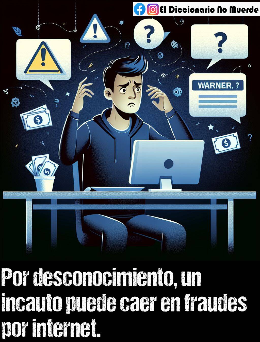 15 oraciones con «incauto»