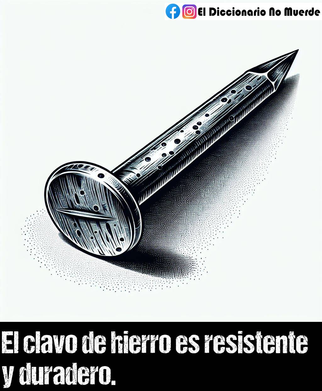 Significado de «clavo»