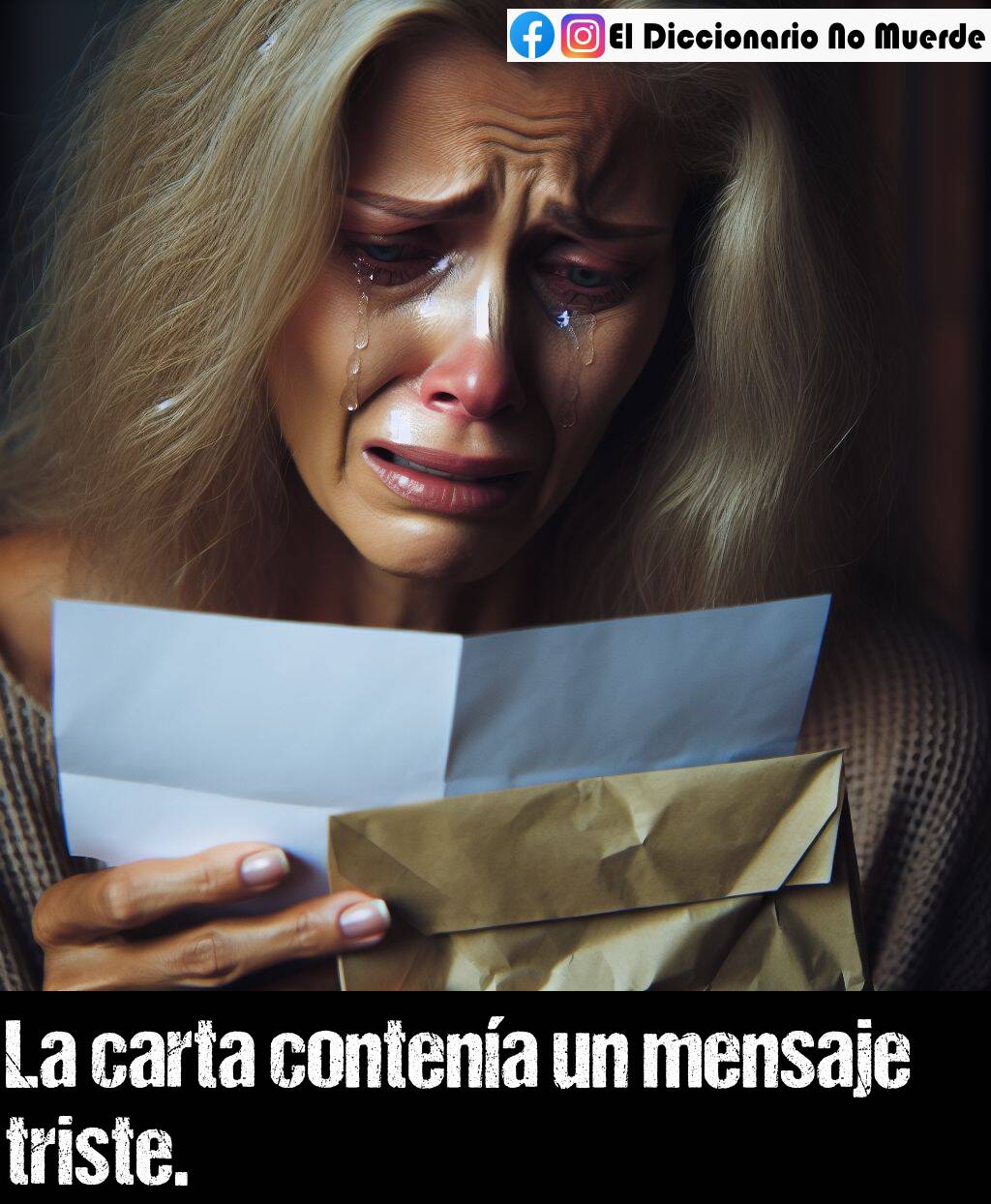 Significado de «triste»