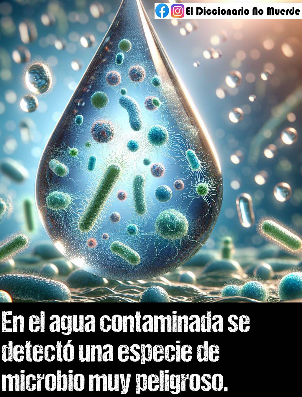 Significado de «microbio»