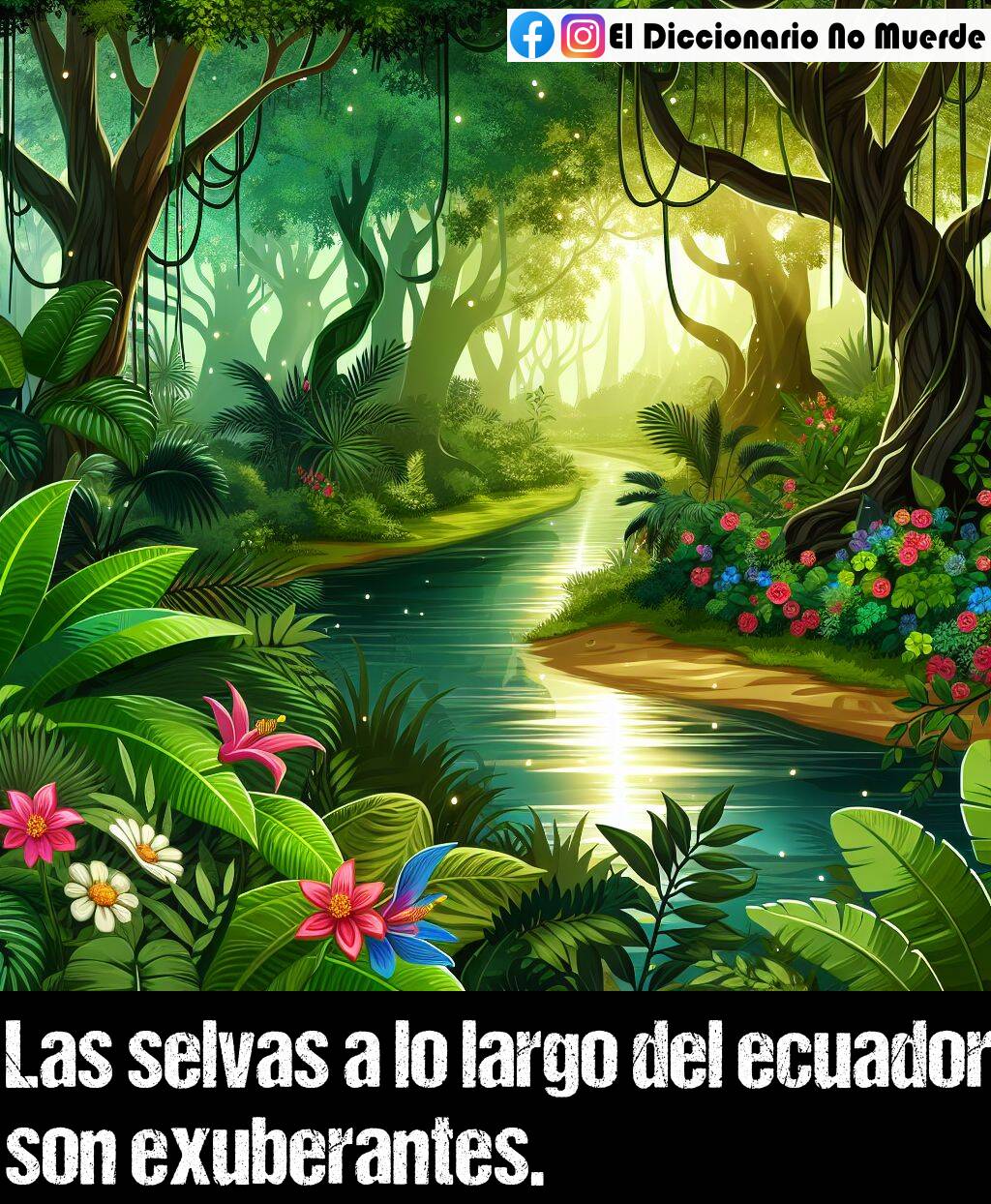 Significado de «exuberante»