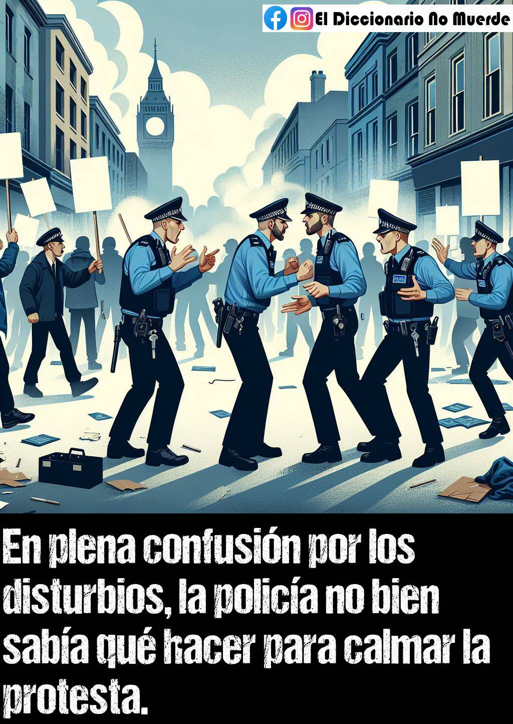 Significado de «disturbio»