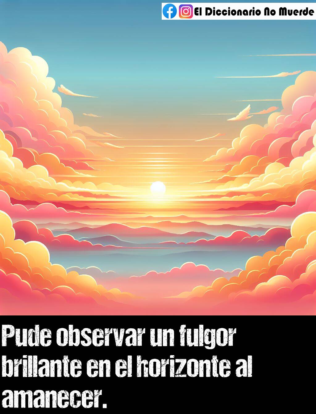 Significado de «fulgor»