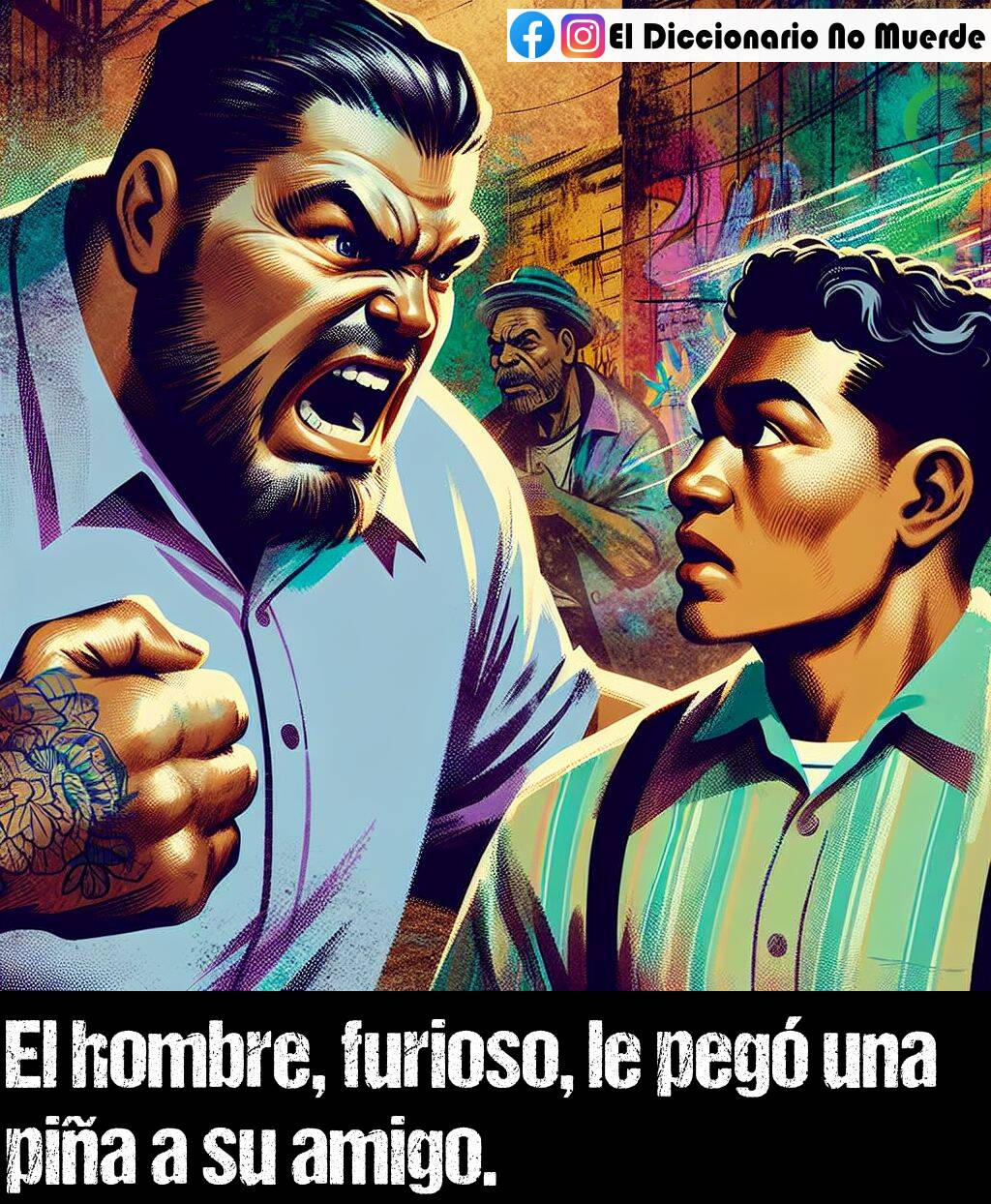 Significado de «pegar»