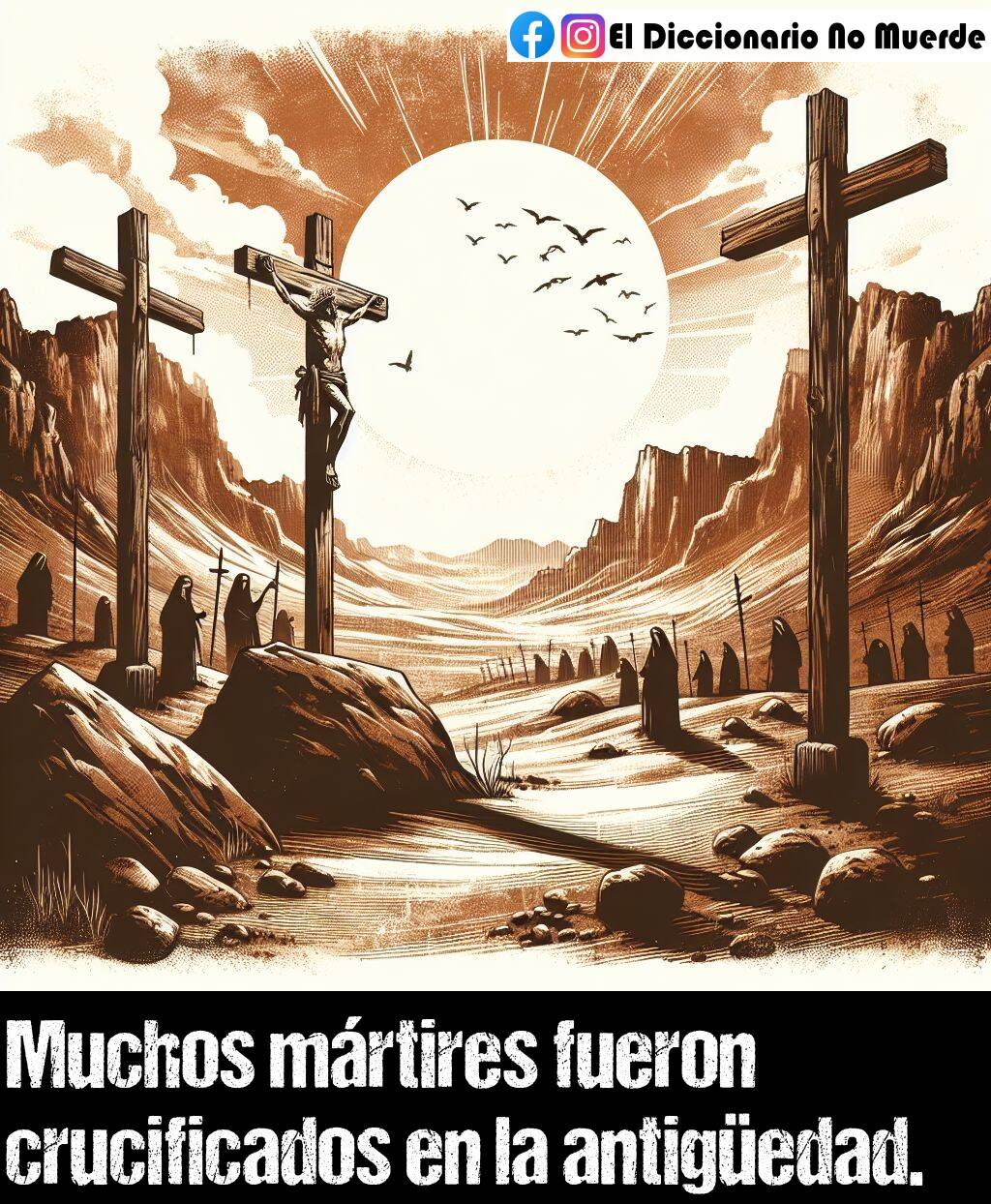 Significado de «crucificado (crucificada)»
