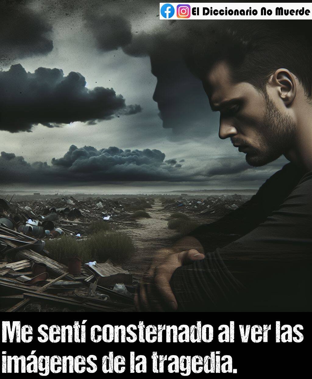 Significado de «consternado (consternada)»