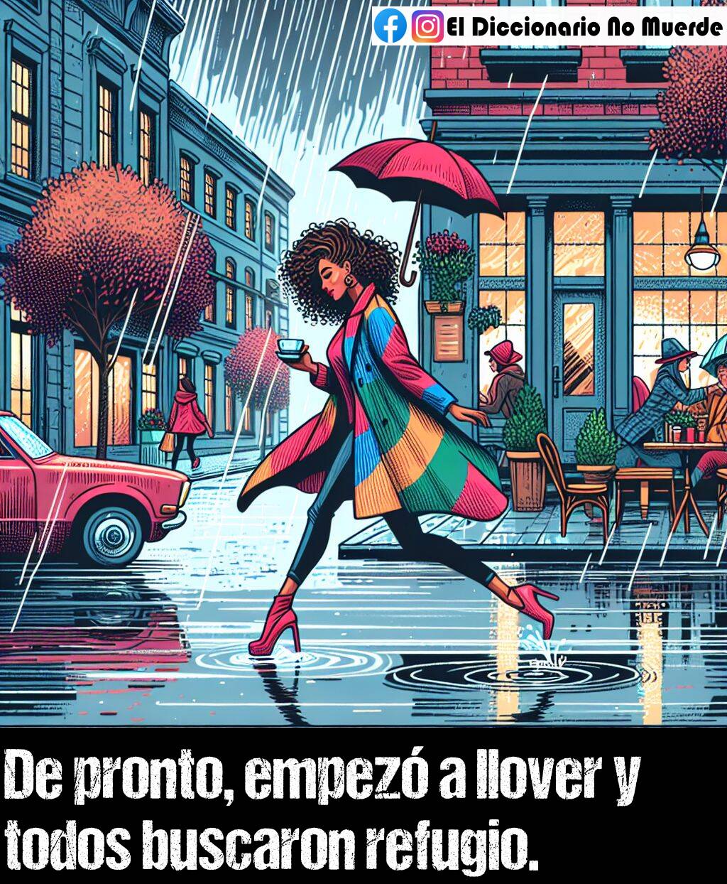 40 oraciones con «llover»