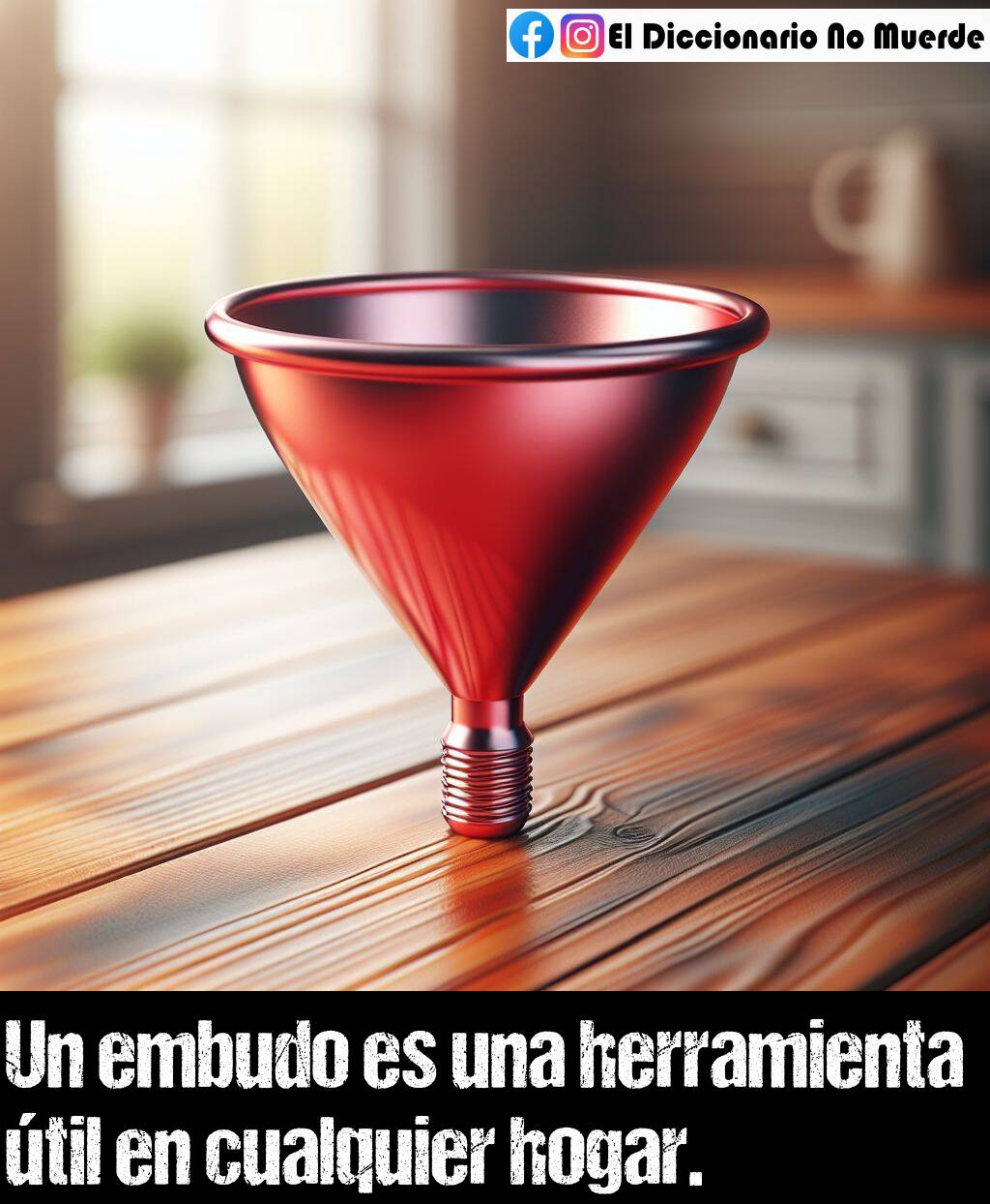 Significado de «embudo»