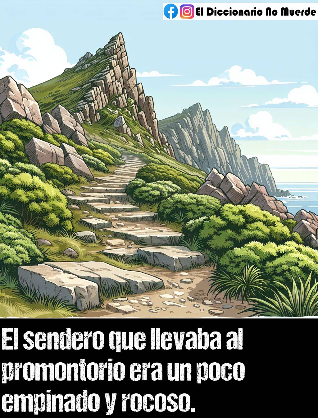 Significado de «rocoso (rocosa)»