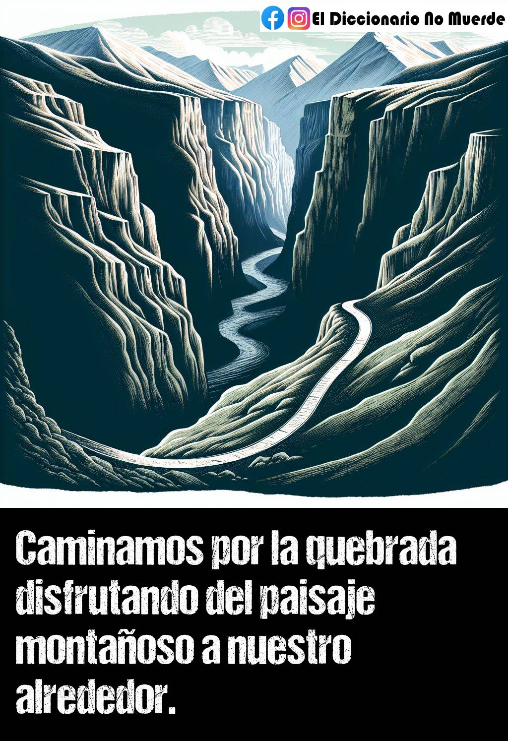 Significado de «quebrada»