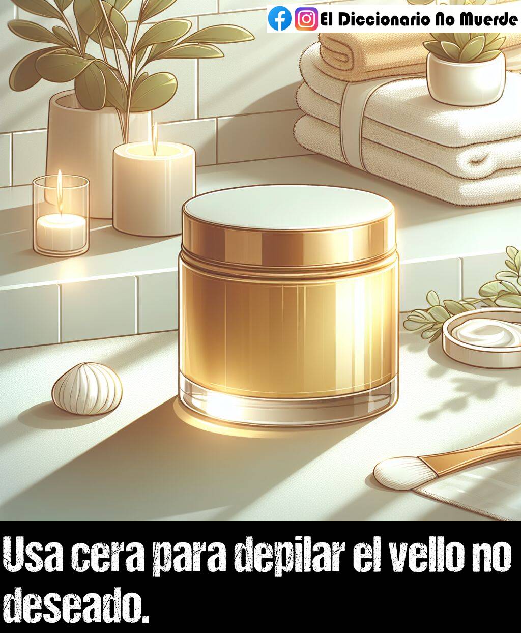 Significado de «cera»