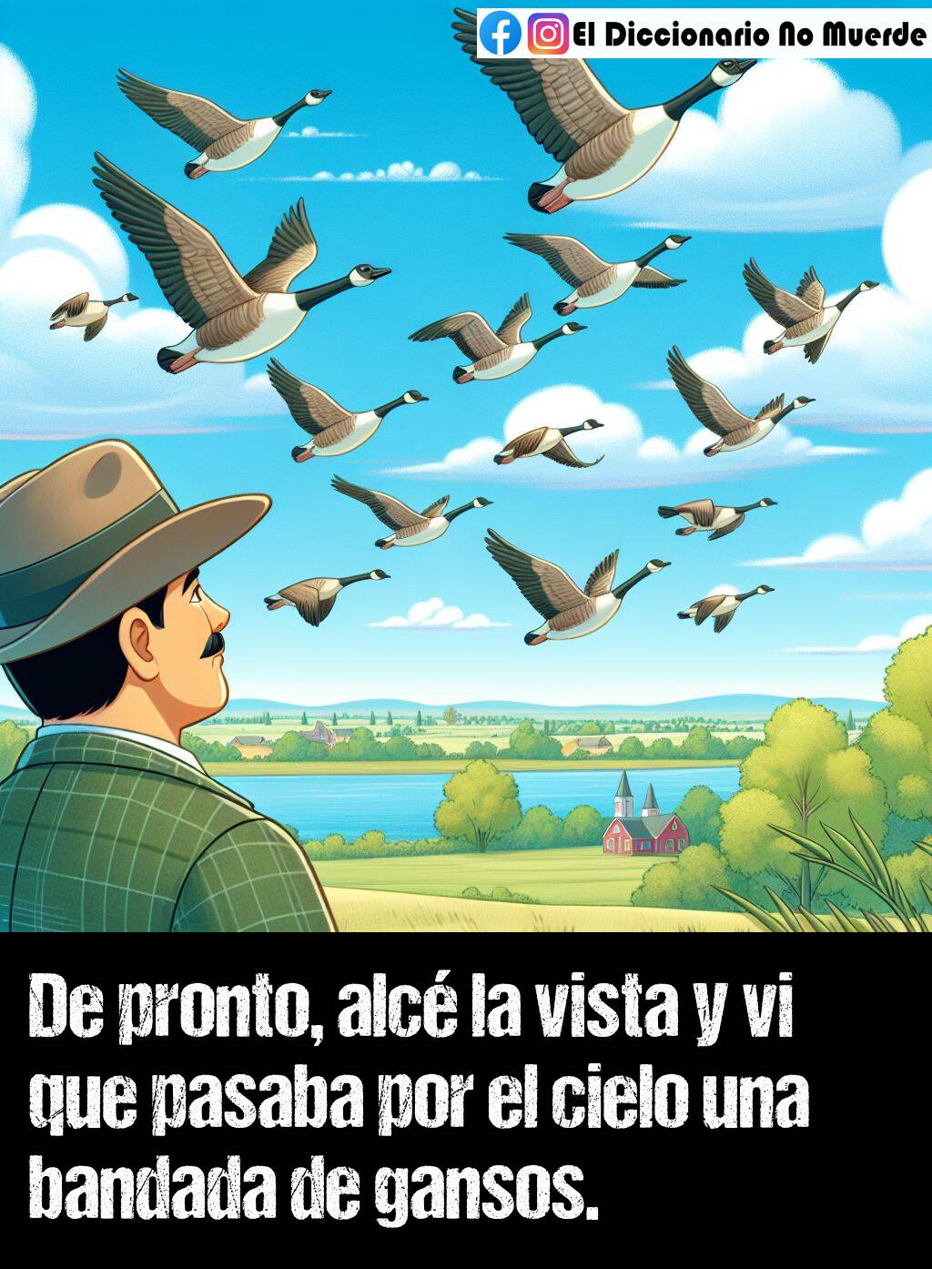 Significado de «ganso (gansa)»