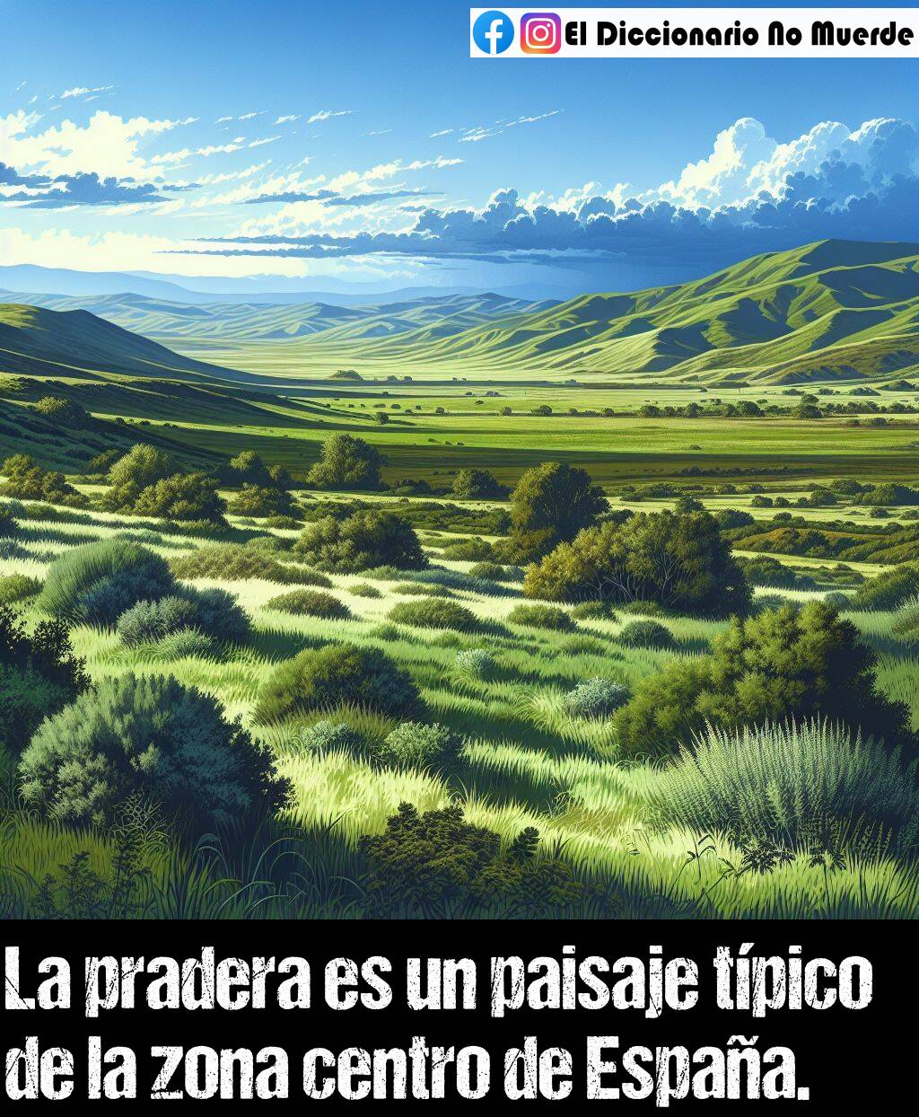 Significado de «pradera»