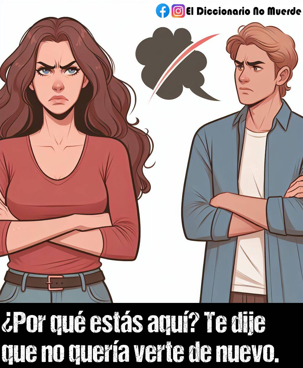 Significado de «dije»