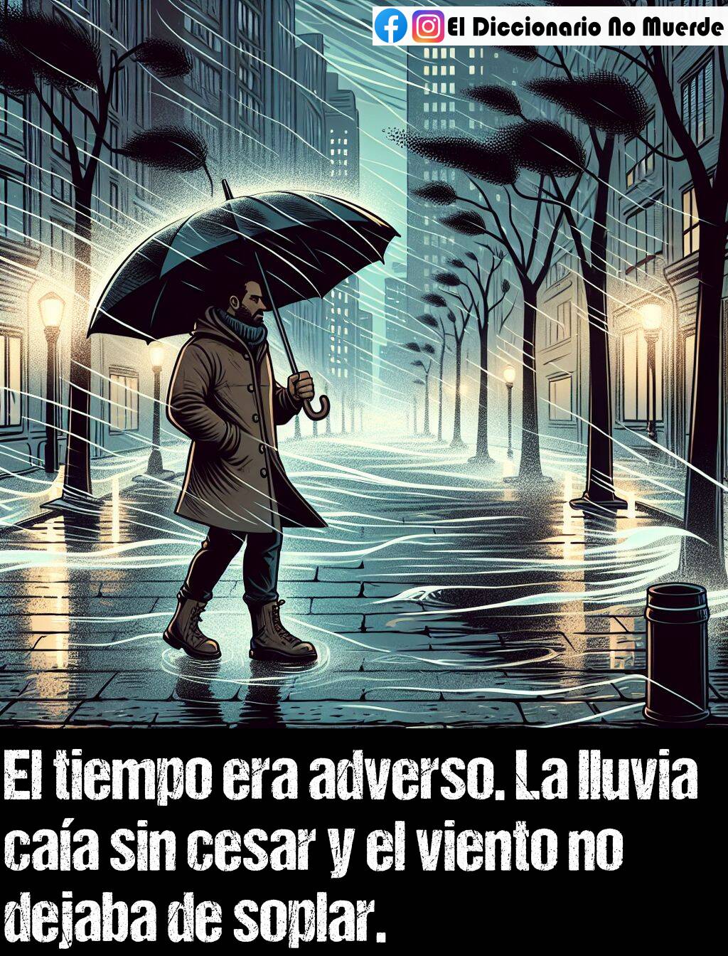 Significado de «adverso (adversa)»