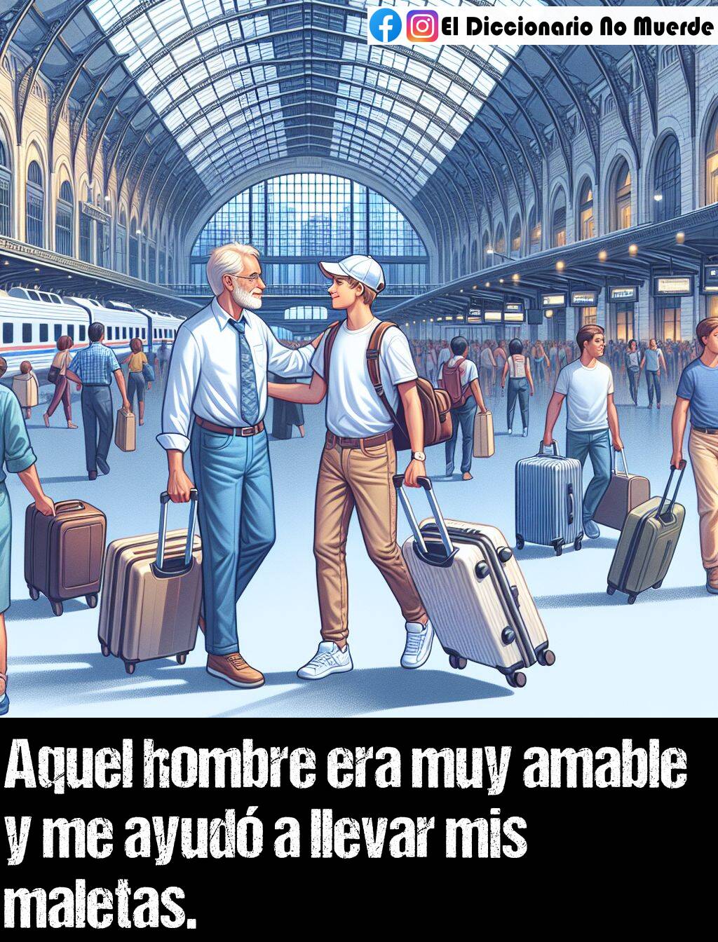 35 oraciones con «amable»