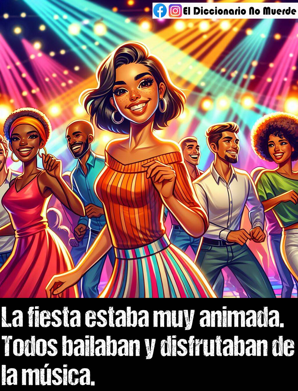 Significado de «animado (animada)»