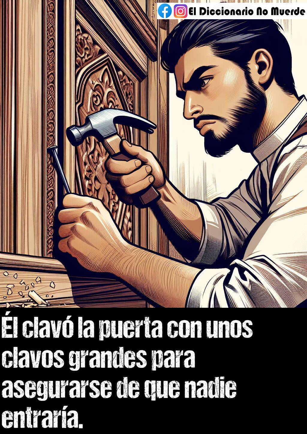 Significado de «clavar»