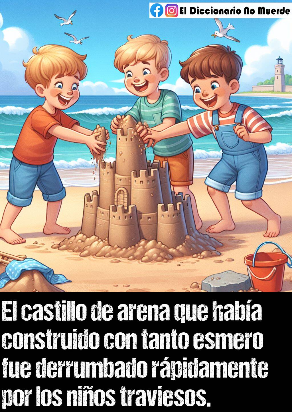 Significado de «derrumbar»