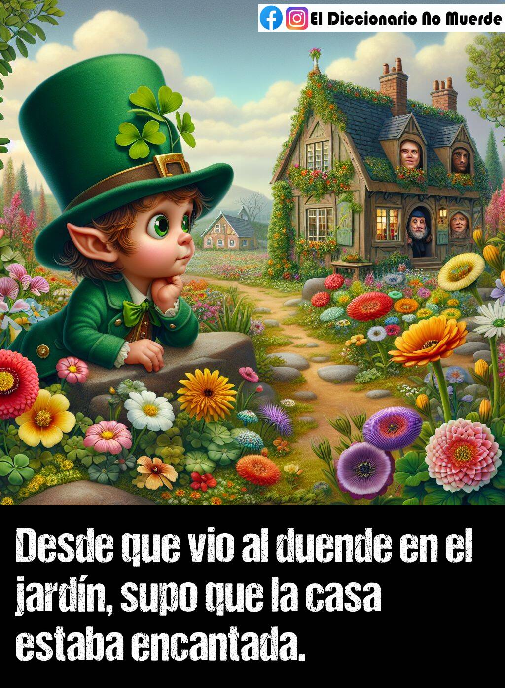 Significado de «encantado (encantada)»