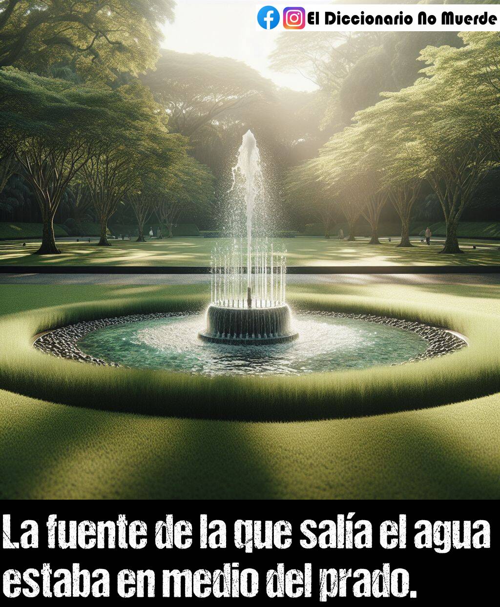 Significado de «fuente»