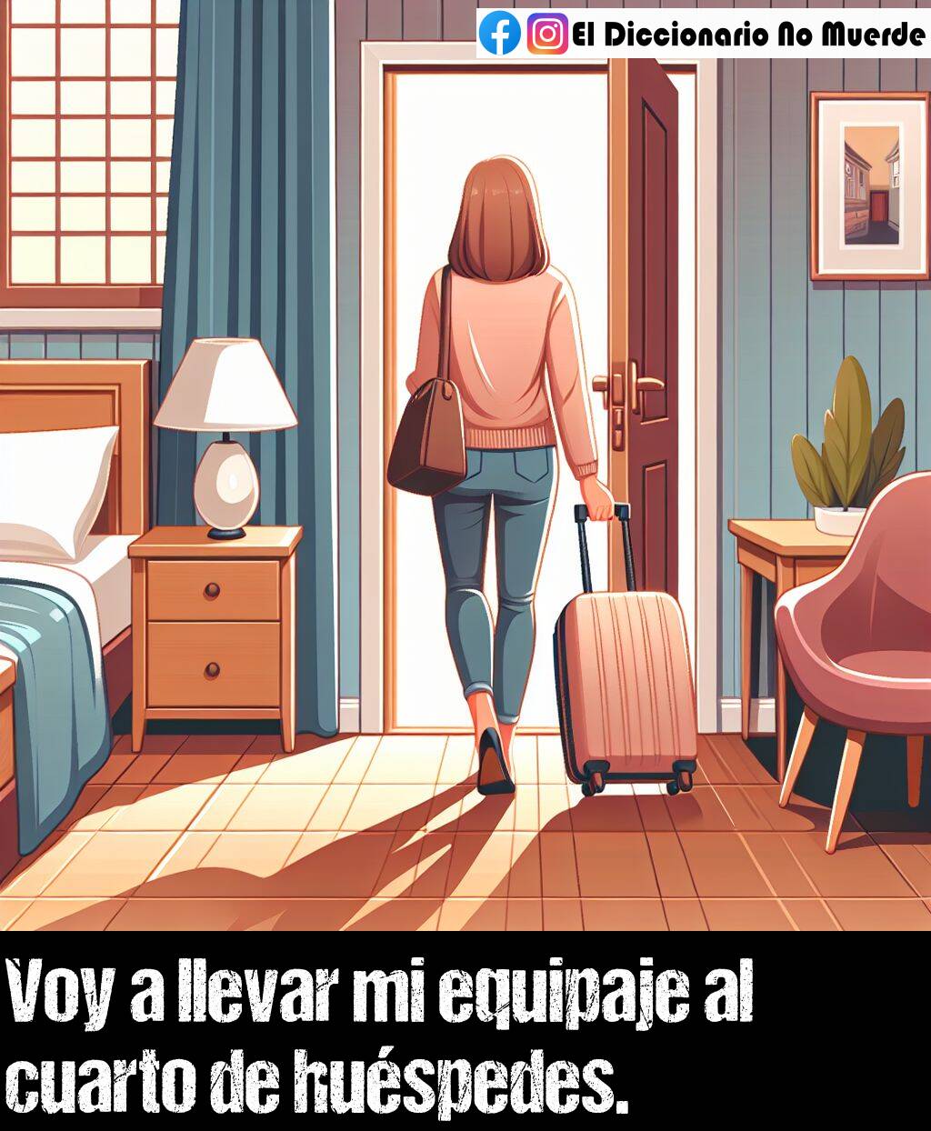 Significado de «huésped (huéspeda)»