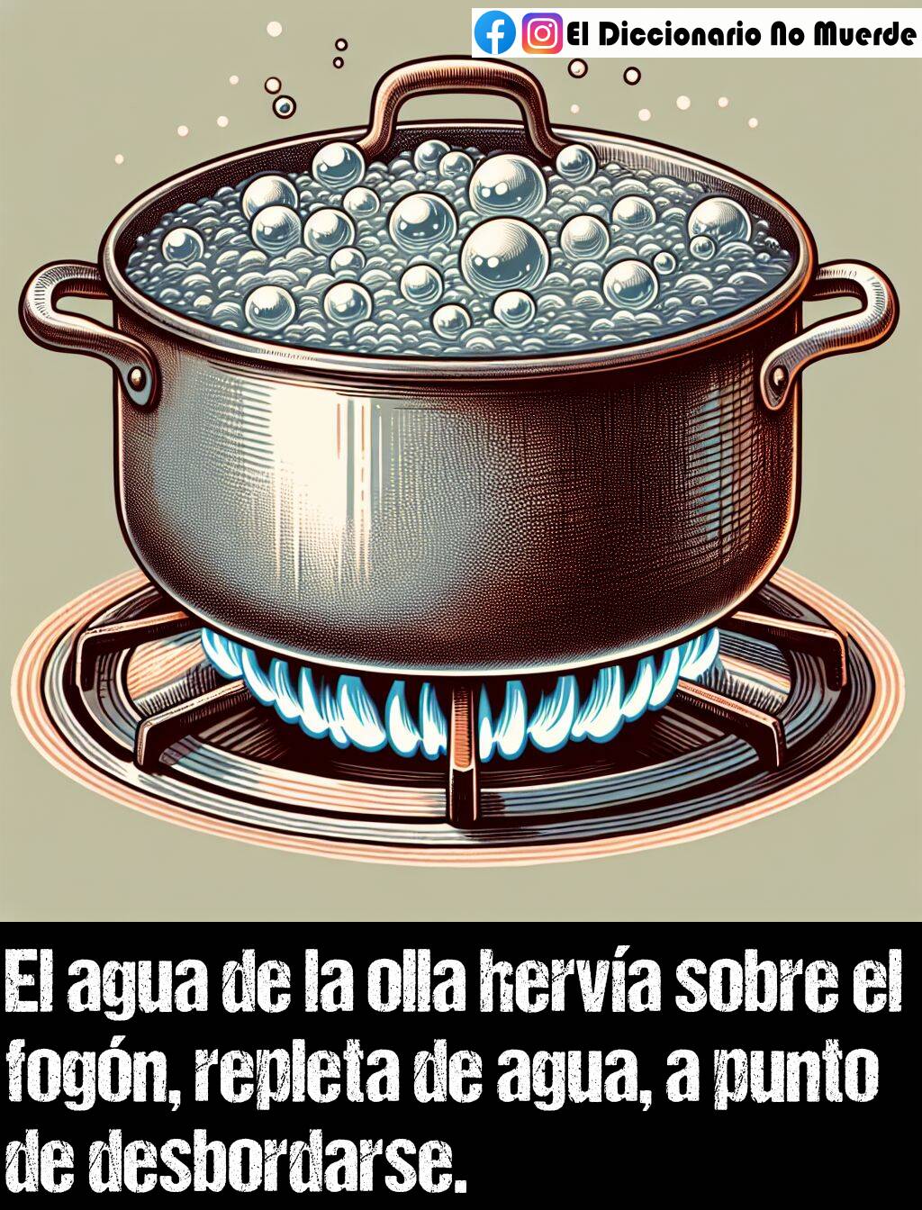 Significado de «hervir»