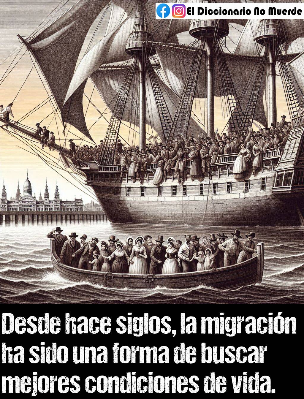 Significado de «migración»