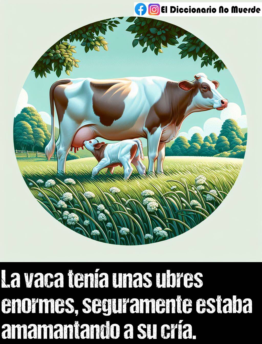 7 oraciones con «ubre»