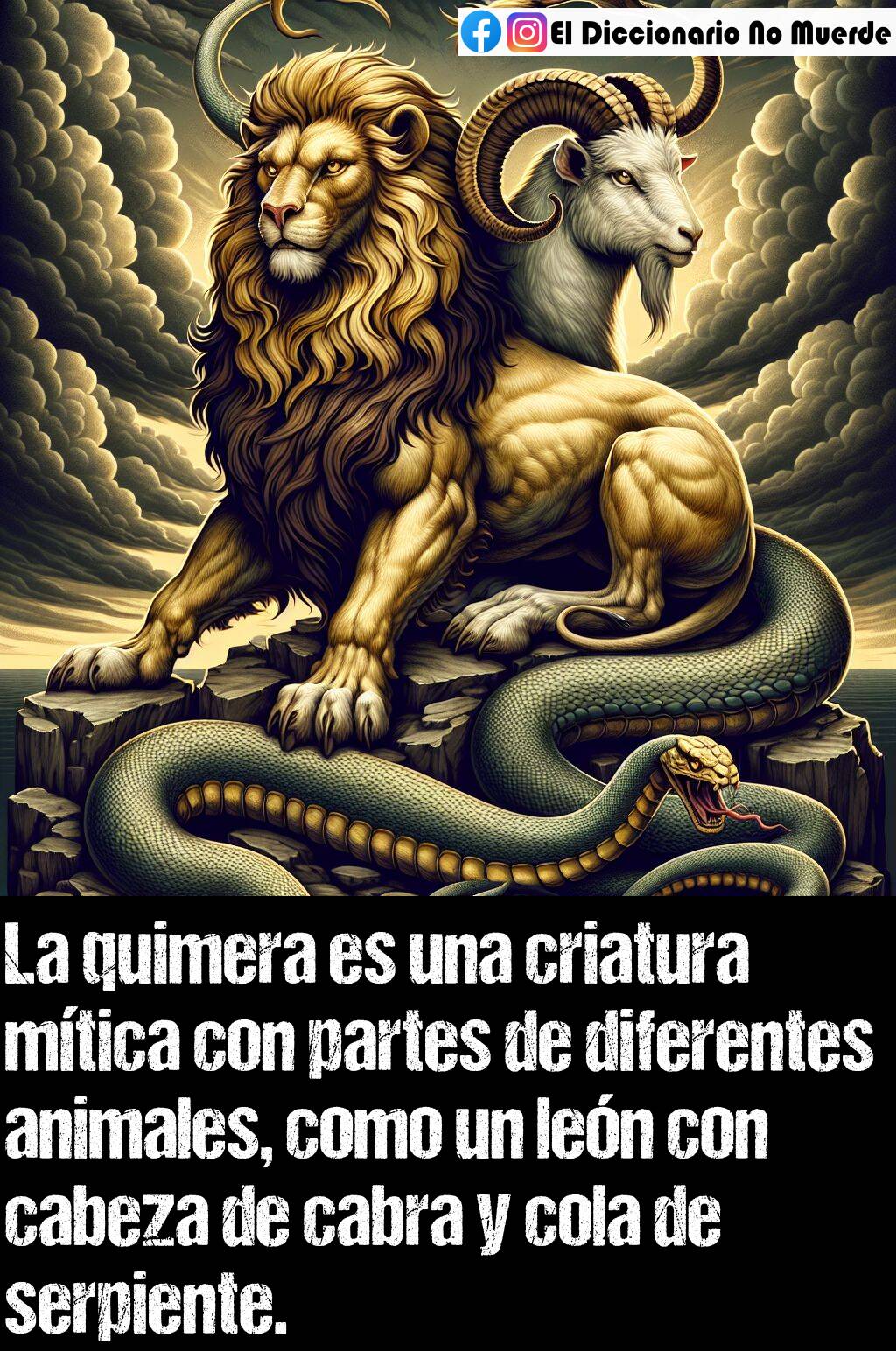 Significado de «quimera»