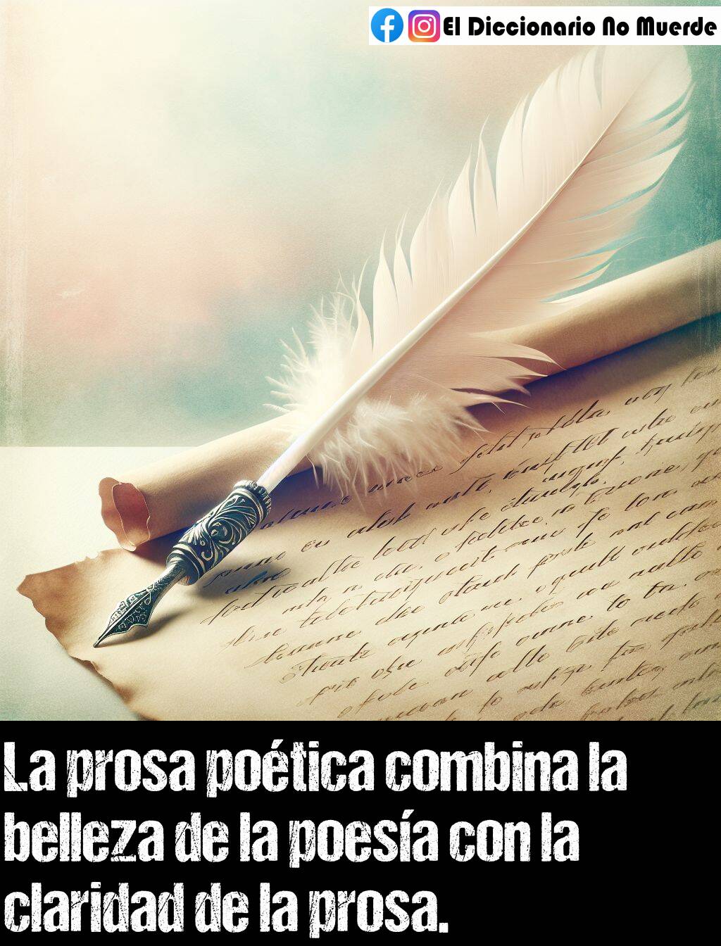 Significado de «prosa»