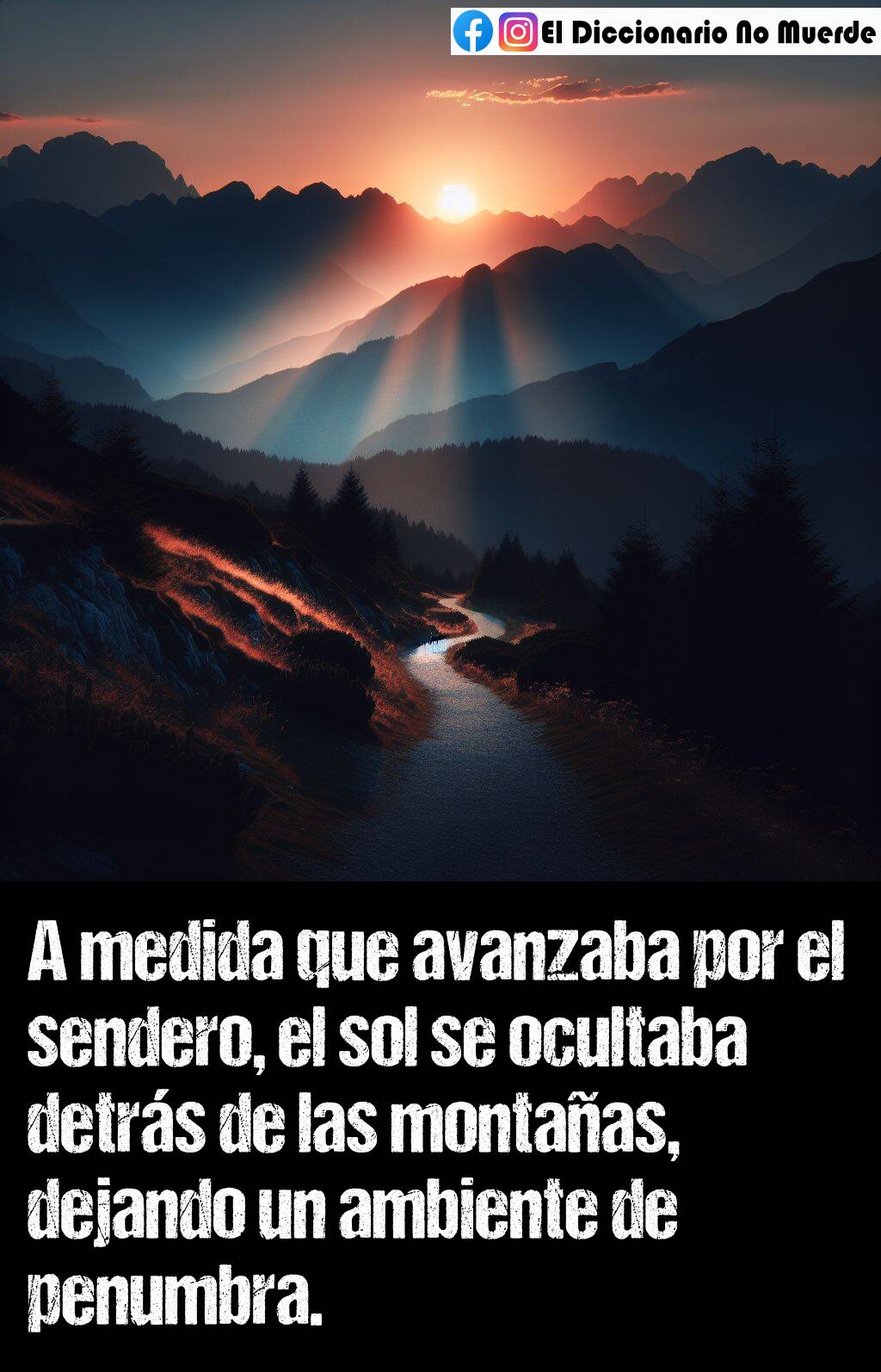 Significado de «sendero»