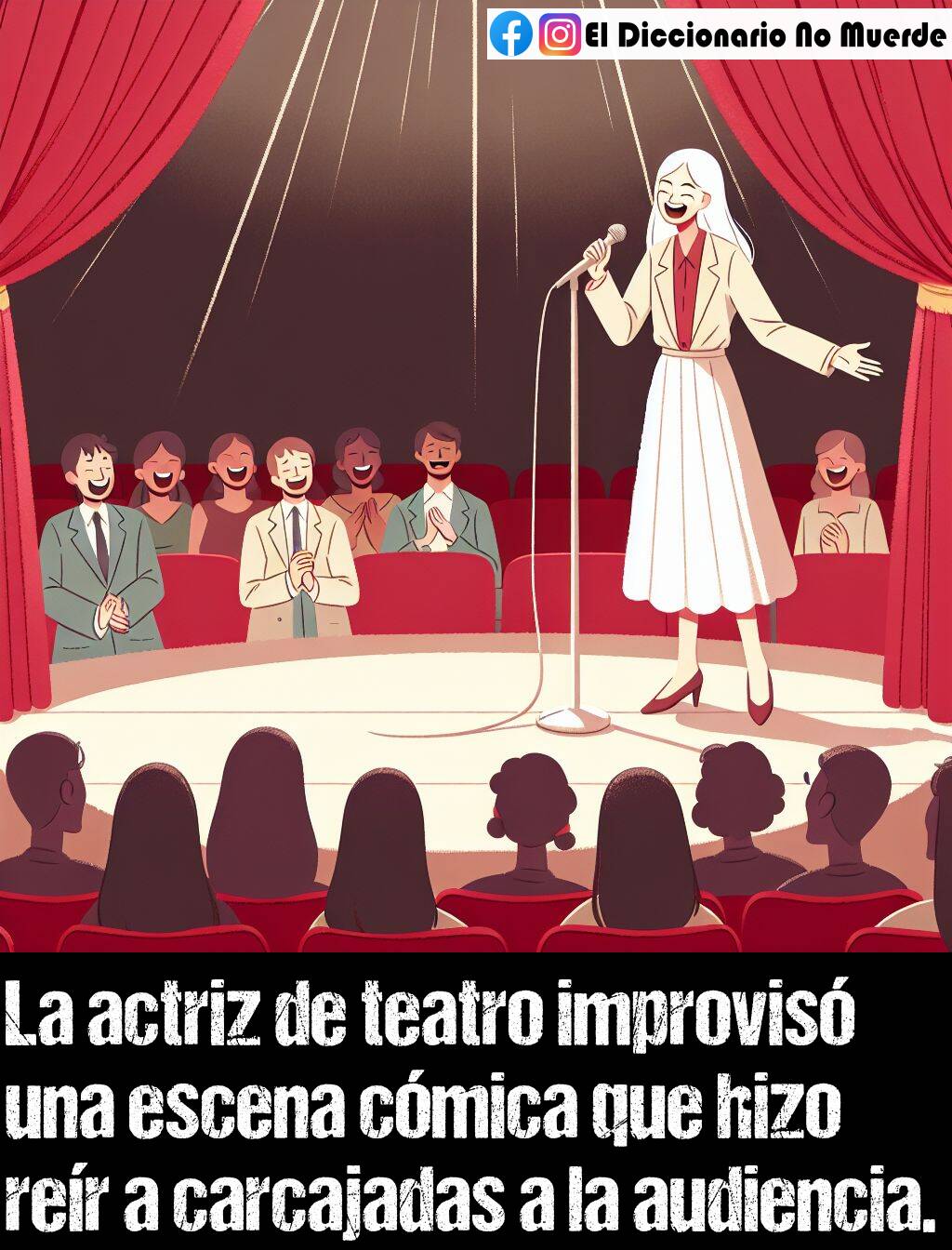 Significado de «cómico (cómica)»