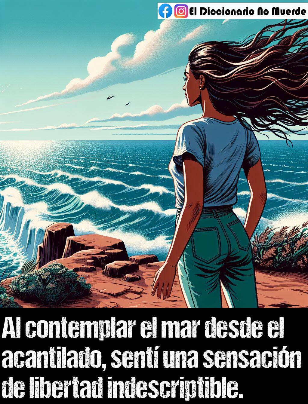 Significado de «acantilado (acantilada)»