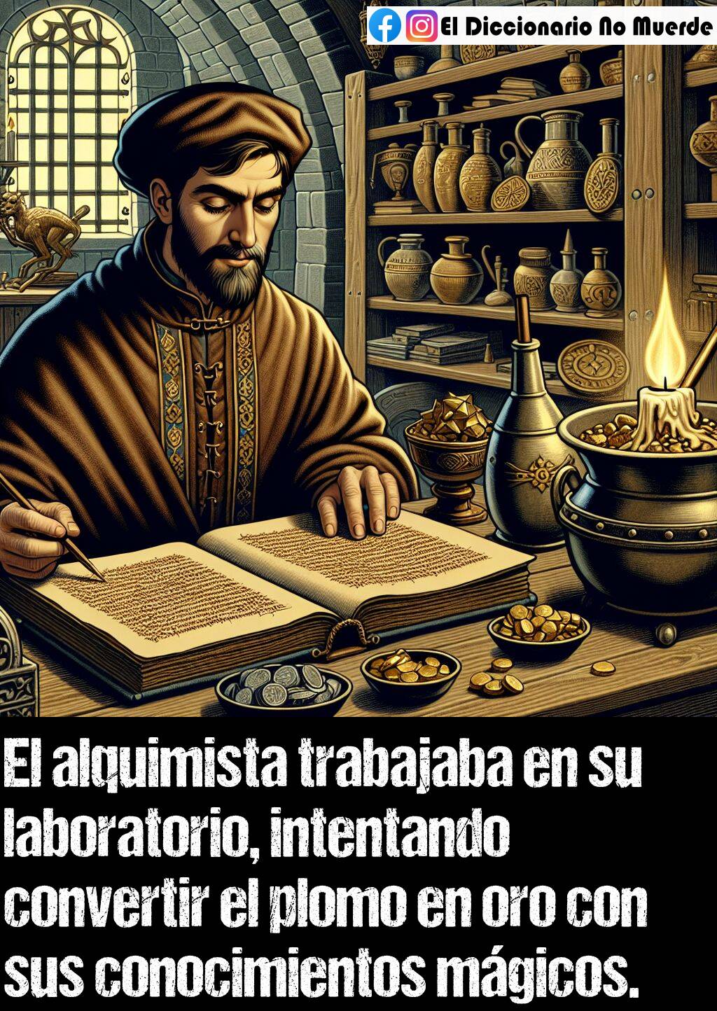 18 oraciones con «alquimista»