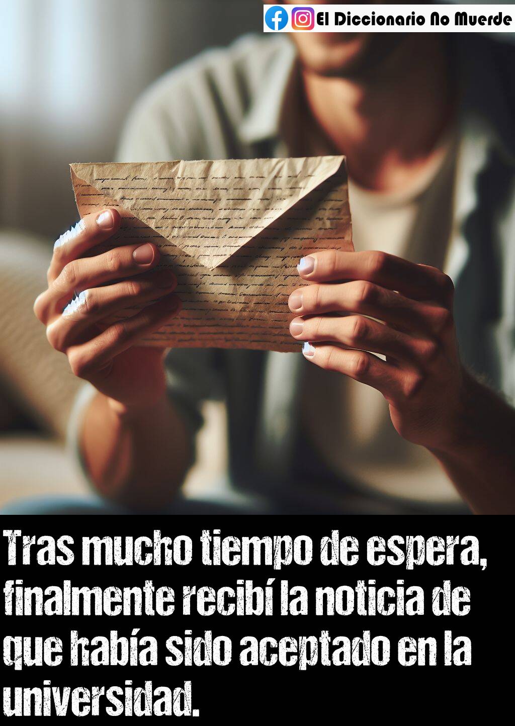 Significado de «espera»