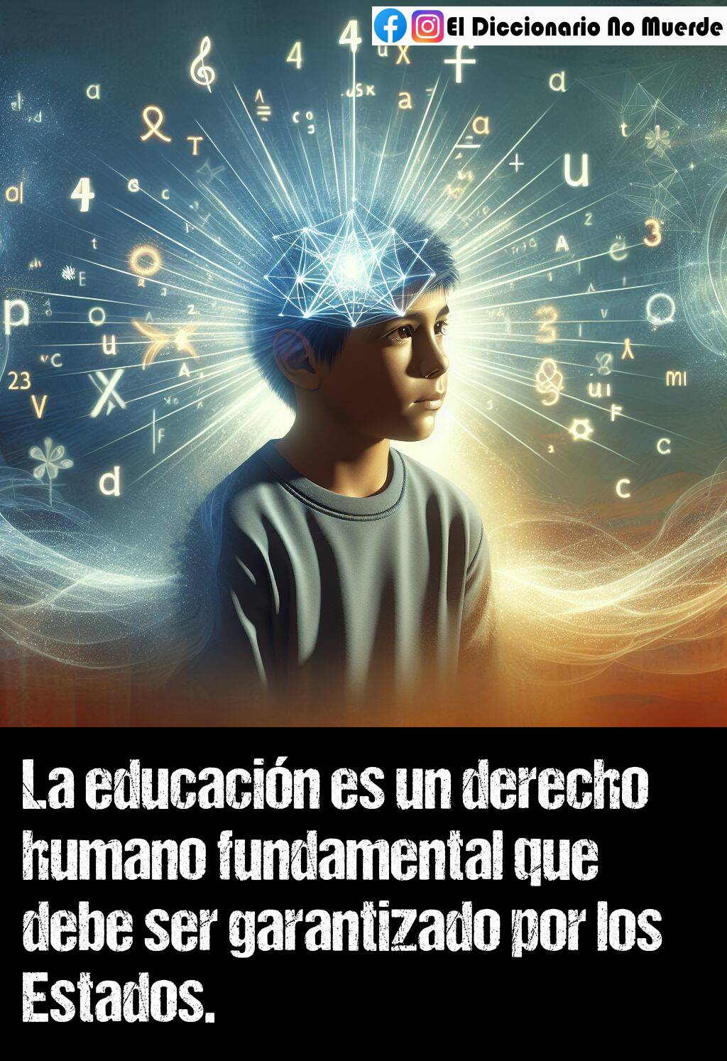 Significado de «educación»