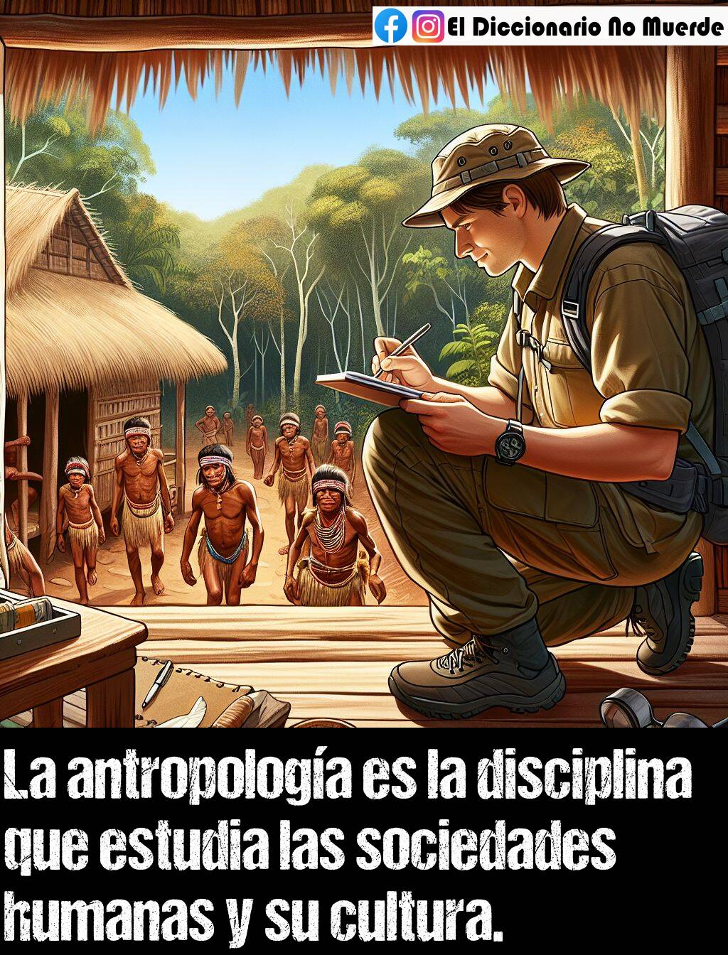 Significado de «antropología»