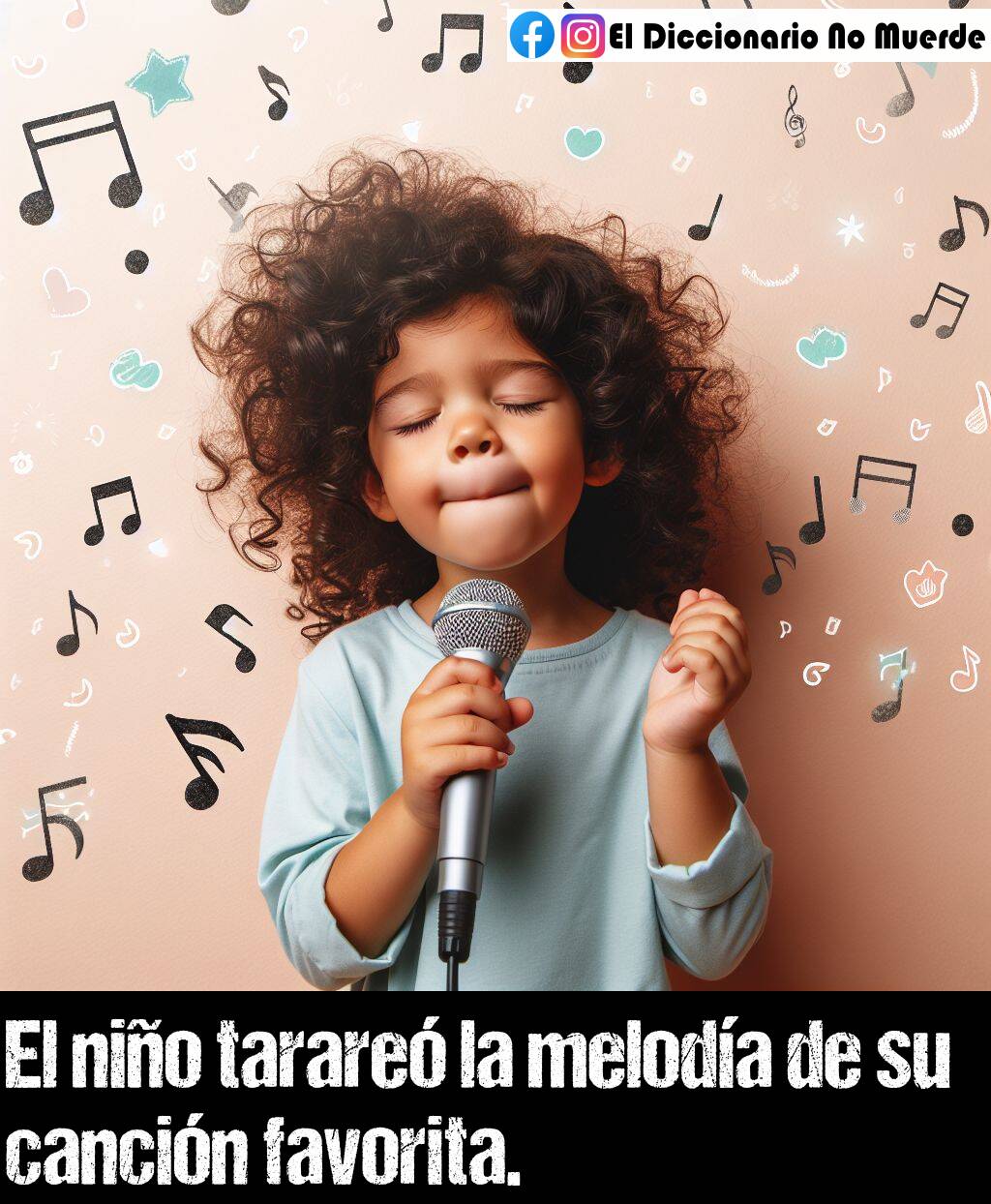 Significado de «tararear»