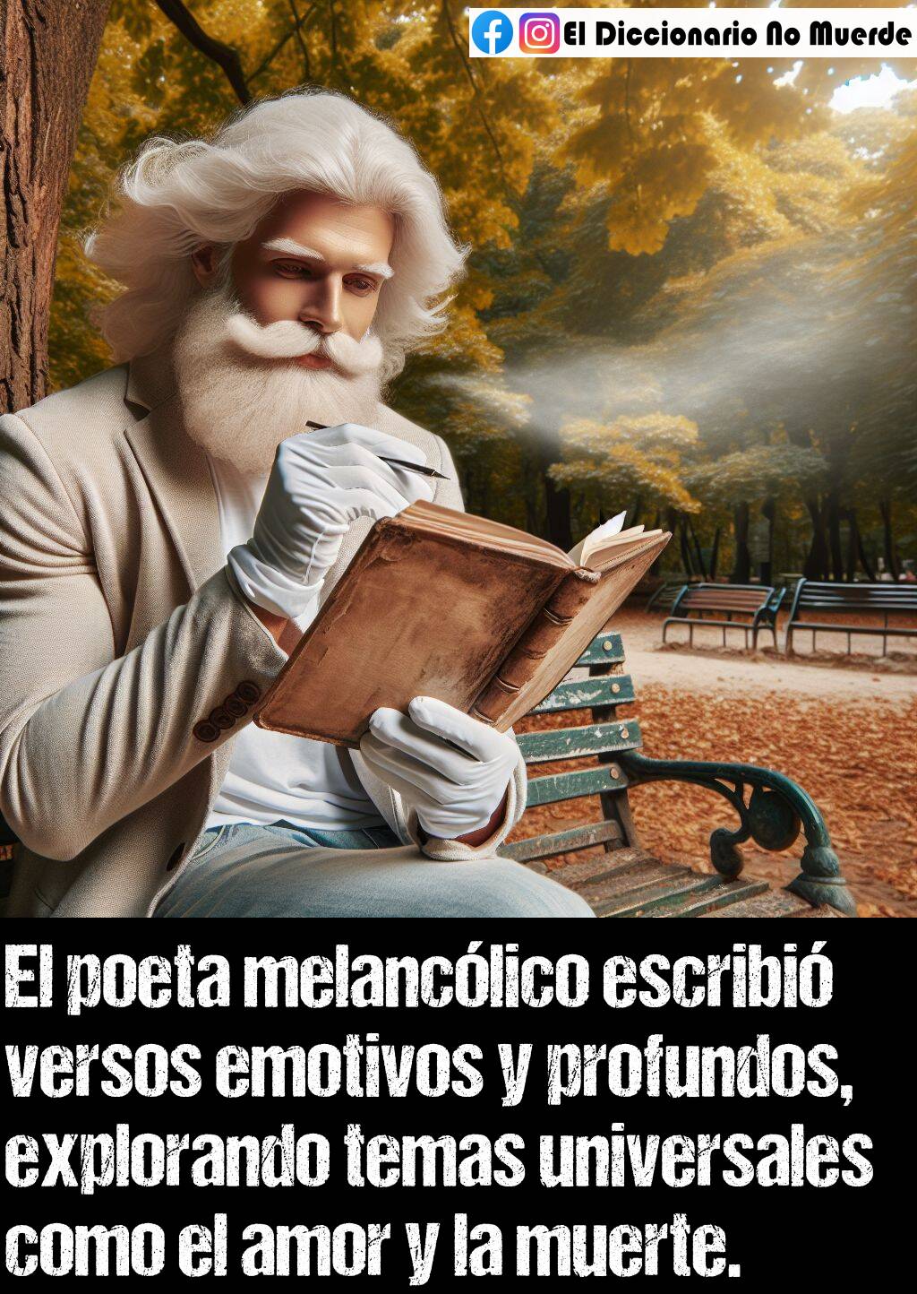 Significado de «melancólico (melancólica)»