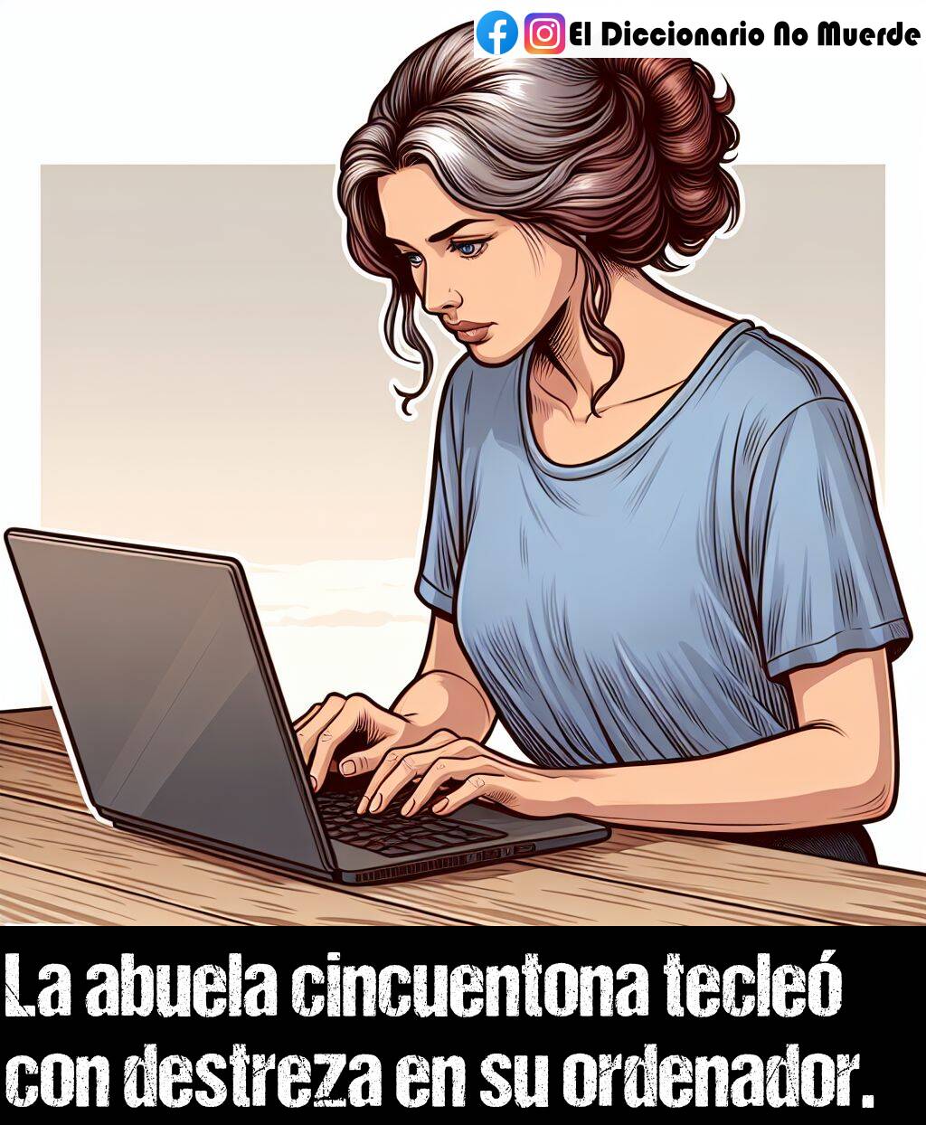 7 oraciones con «cincuentón»