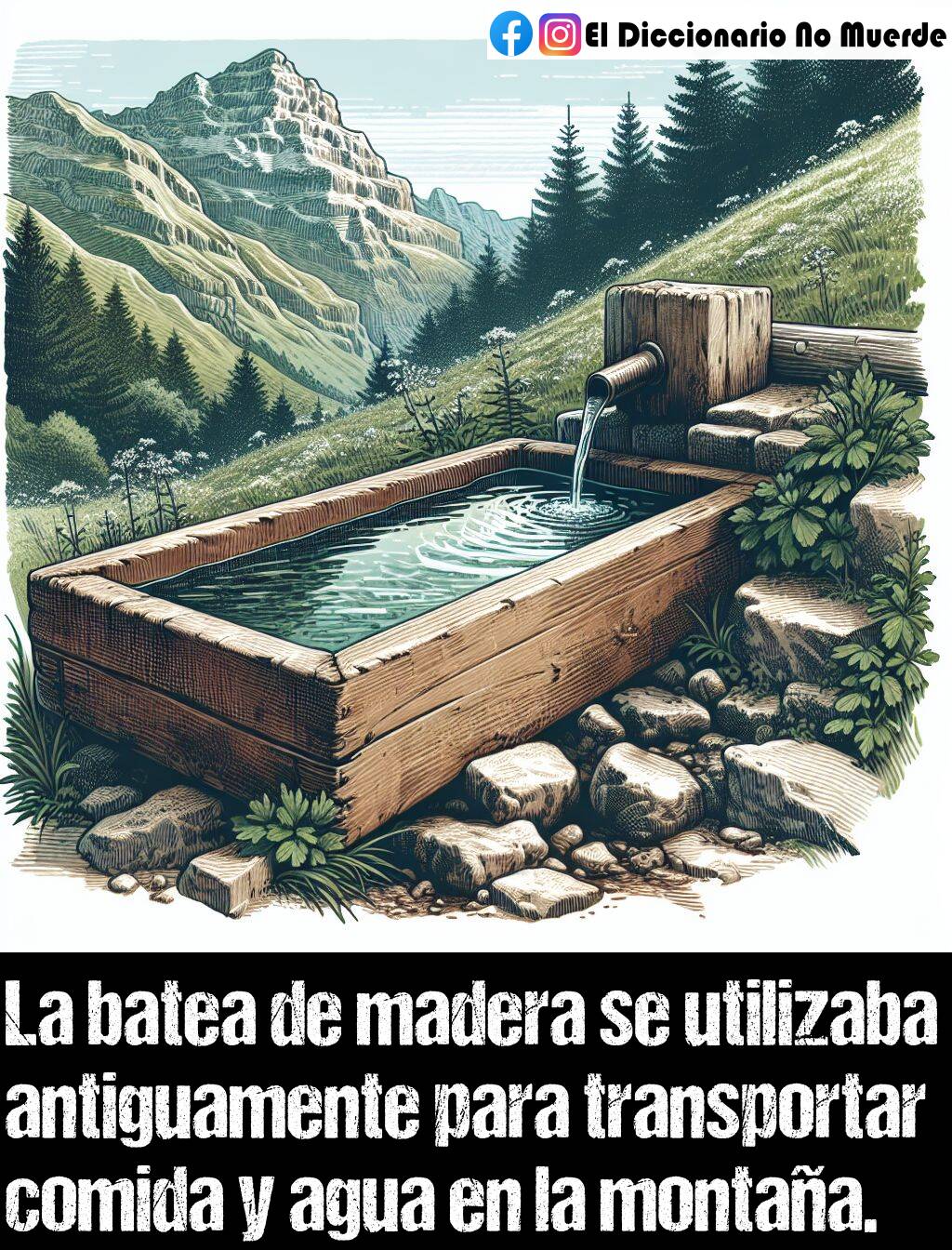 Significado de «batea»