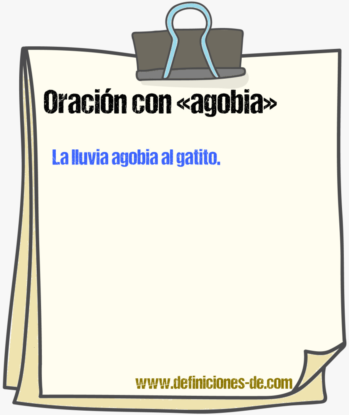 7 oraciones con «agobia»