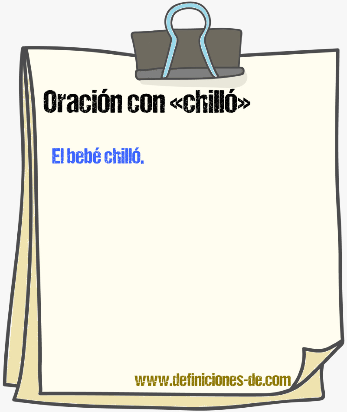 55 oraciones con «chilló»